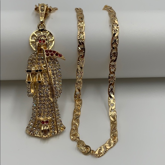 Accessories | The Grim Reaper Chain Gold Plated | Poshmark